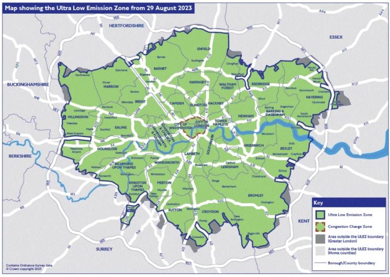 ULEZ | Ultra Low Emission Zone | ULEZ in London City | ulez